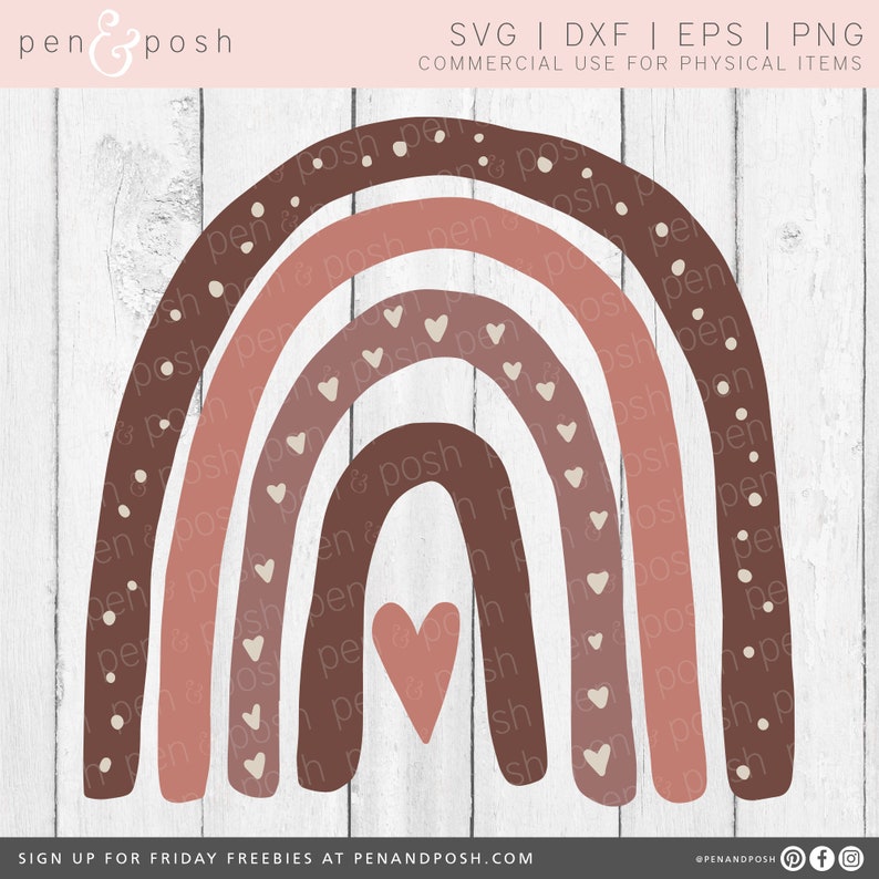 Valentine Svg - Valentine Rainbow SVG - Valentine Rainbow Png - Rainbow ...