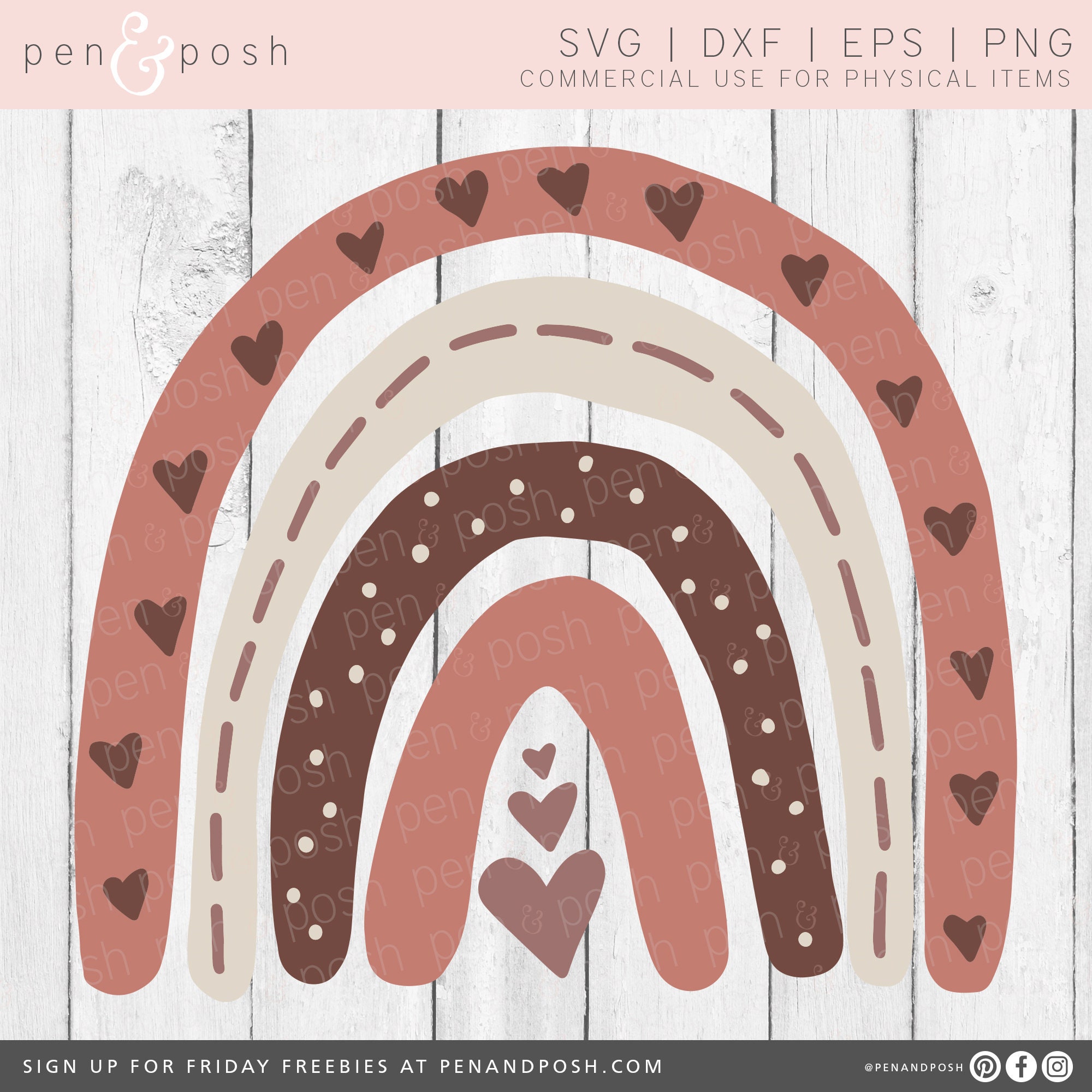 Valentine Svg Valentine Rainbow SVG Valentine Rainbow Png | Etsy