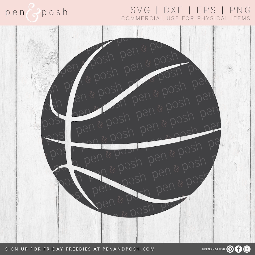 Basketball SVG - Basketball SVG Files for Cricut and Silhouette ...
