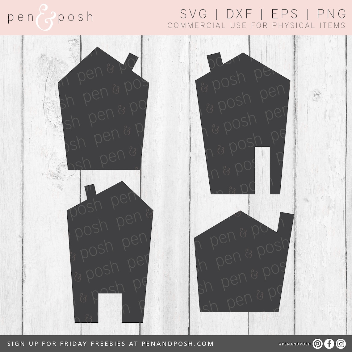 Abstract Houses Svg - House SVG - Instant Download - House Clipart ...