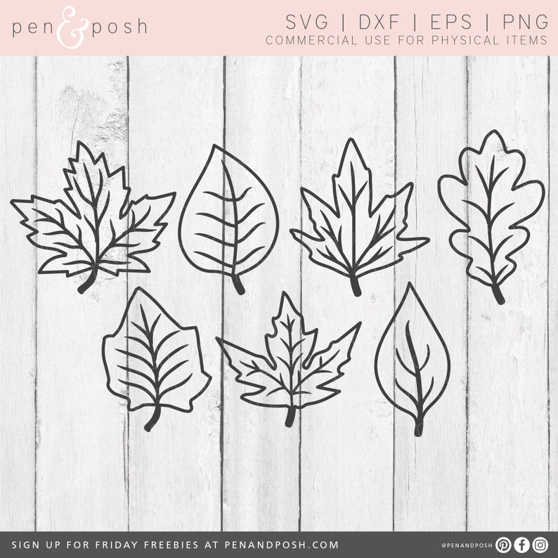 Feuille SVG feuilles SVG automne Svg feuilles dautomne - Etsy Canada