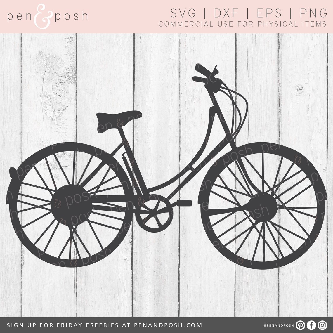 Bicycle SVG Vintage Bicycle Bike SVG Vintage SVG | Etsy
