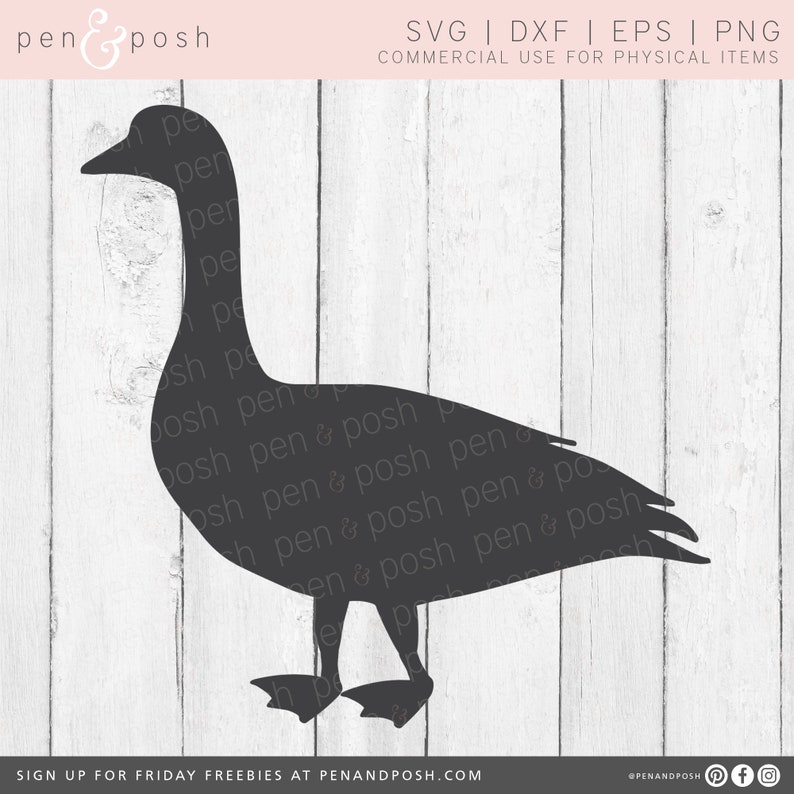 Goose SVG Goose Silhouette Goose Svg Cut File Goose - Etsy