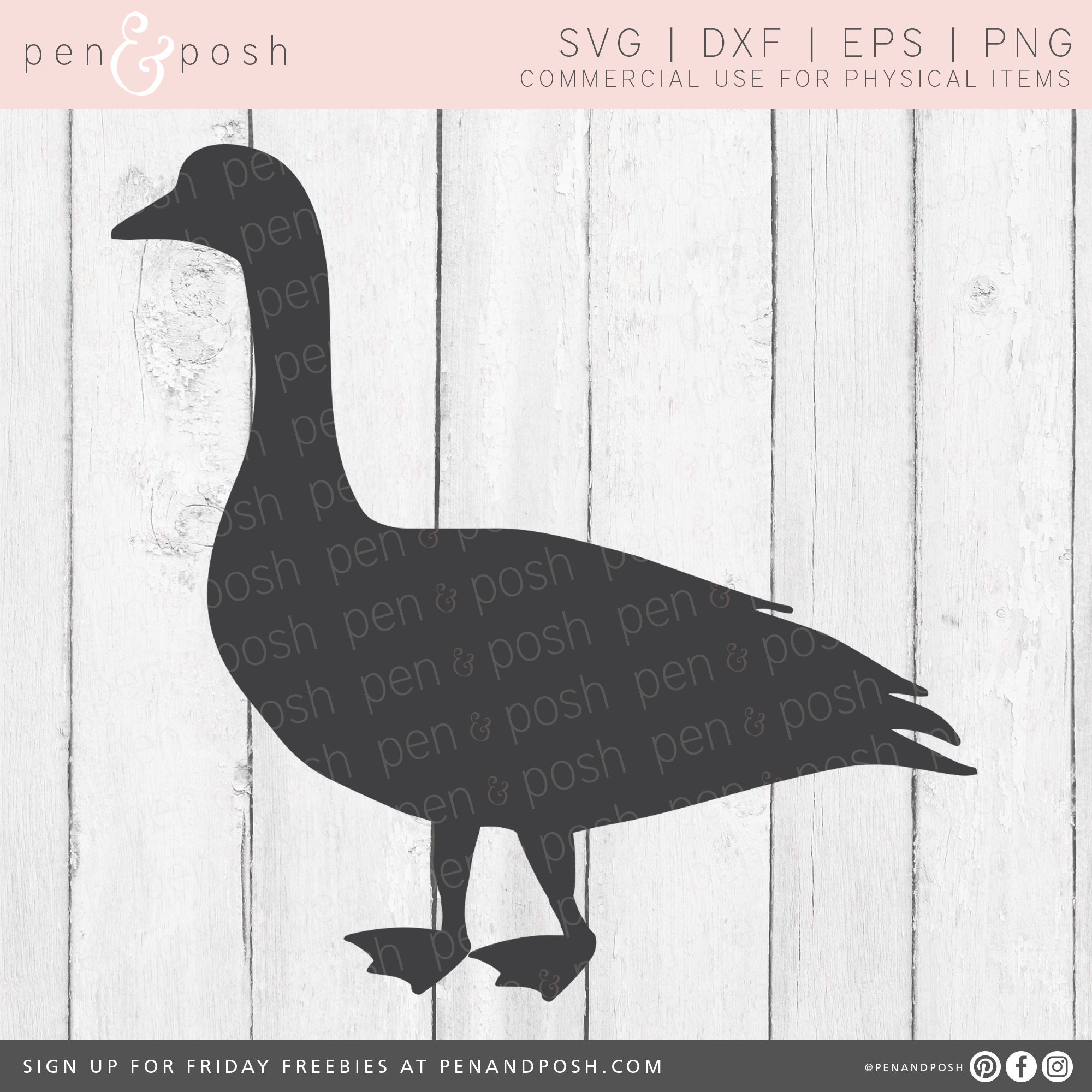 Goose SVG Goose Silhouette Goose Svg Cut File Goose - Etsy