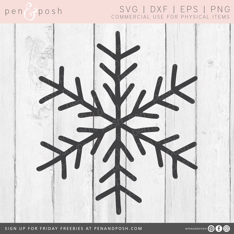 Snowflake SVG Snowflakes SVG Snow SVG Snowflake Clipart | Etsy