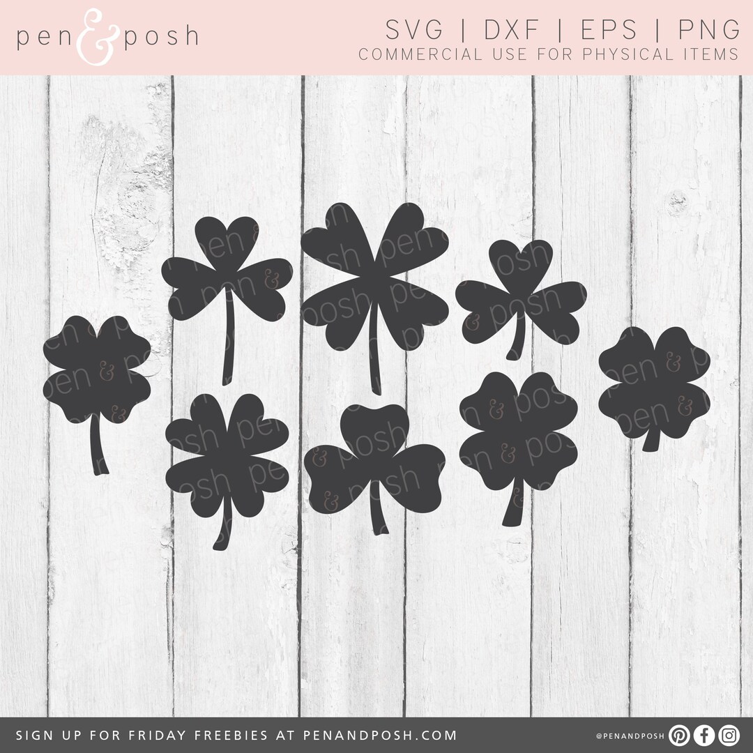 Shamrock SVG - Clover SVG - Shamrock Bundle - Clover Bundle - St ...