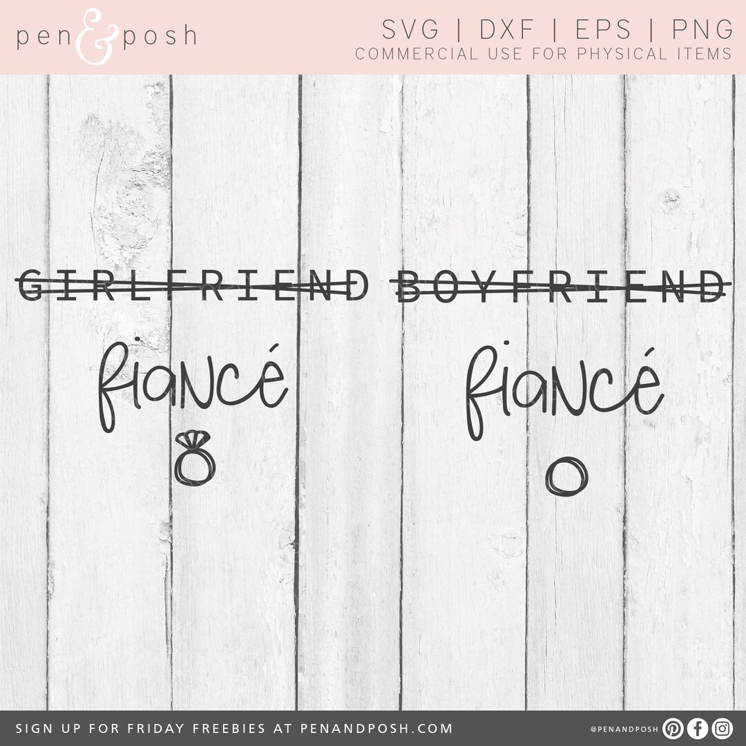 Fiance Svg Fiance Mug Svg Engagement Svg Girlfriend Svg Boyfriend Svg ...