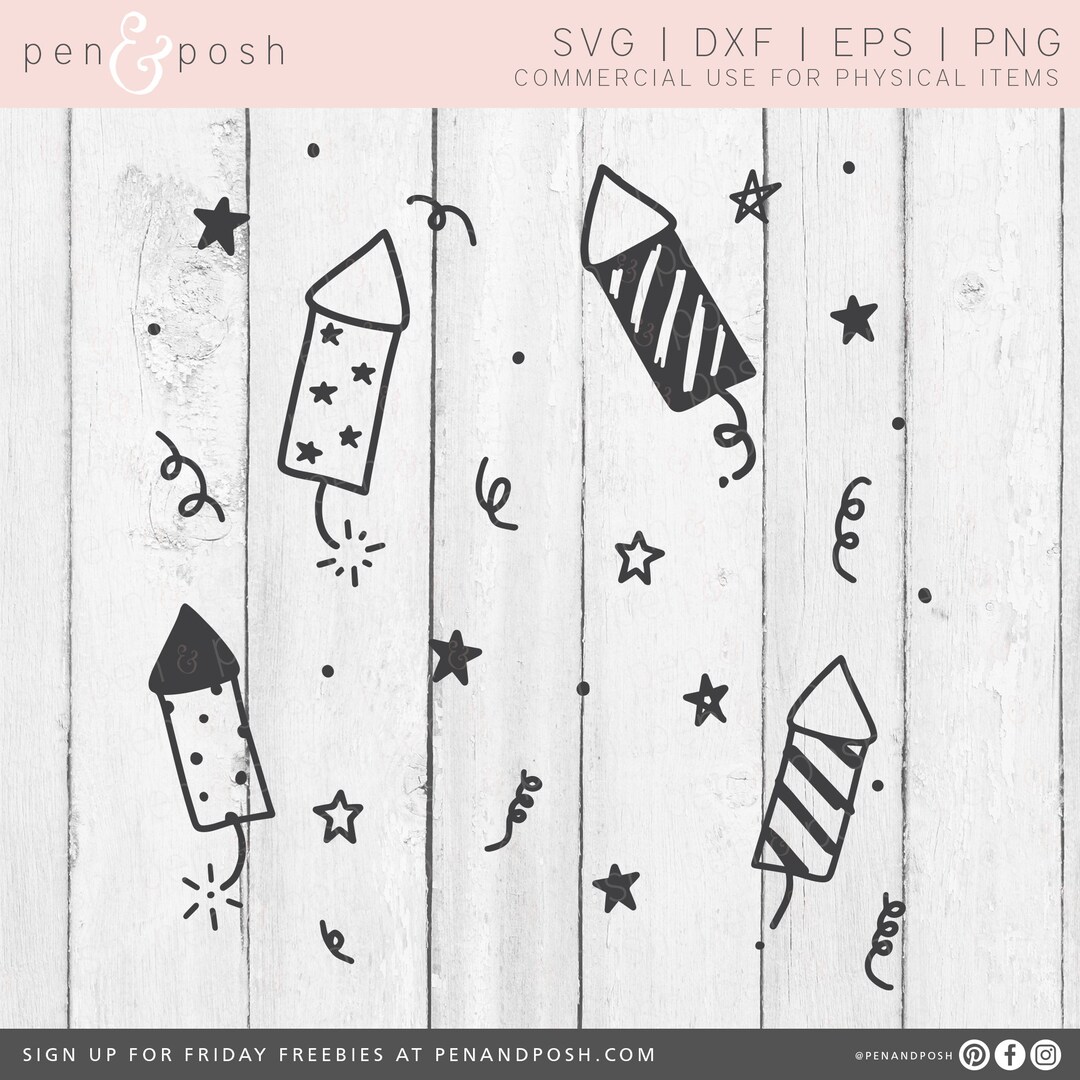Rockets SVG - Star Svg - Digital Download - July 4th Cut Files for ...