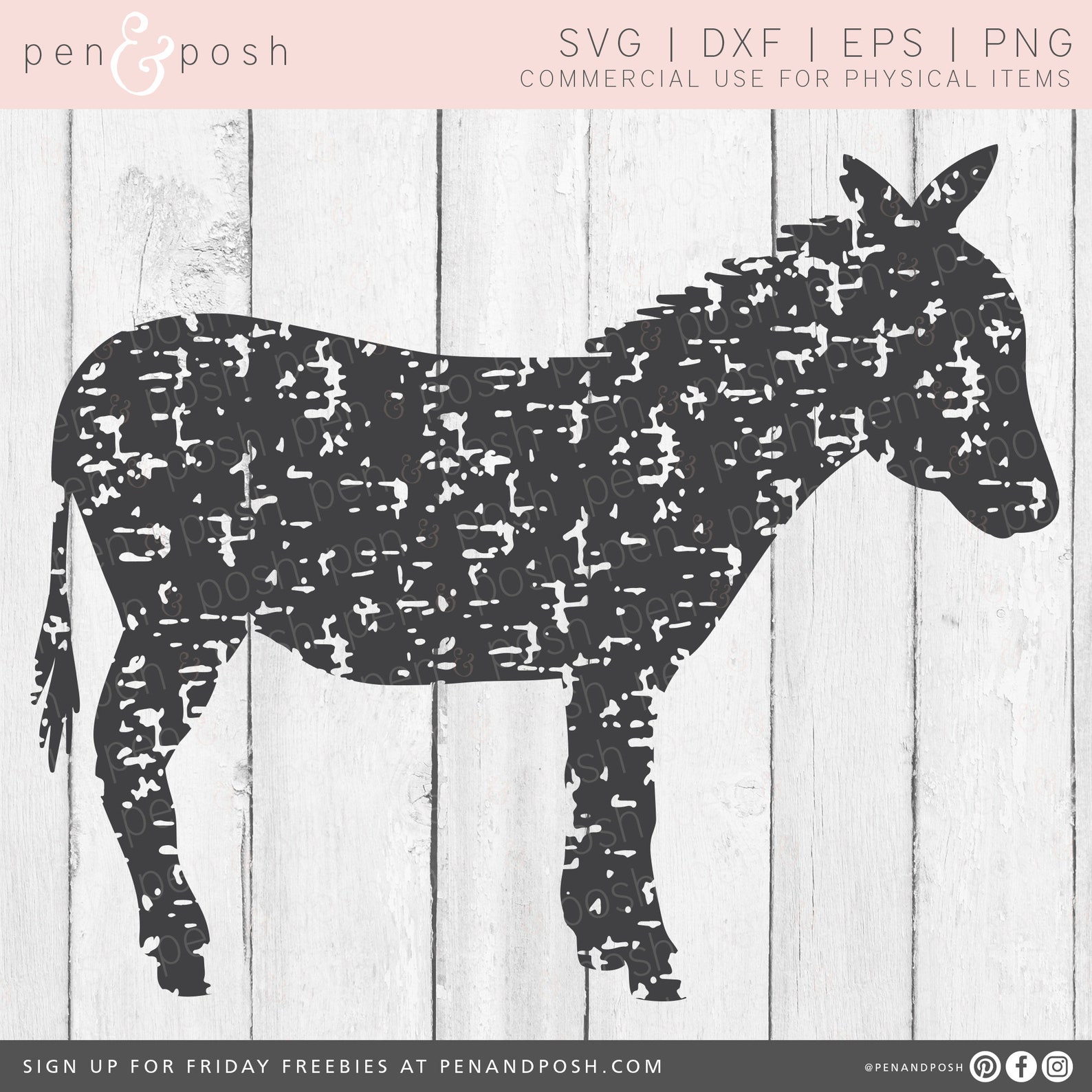 Donkey SVG Donkey SVG Files Donkey Clipart Donkey Dxf - Etsy