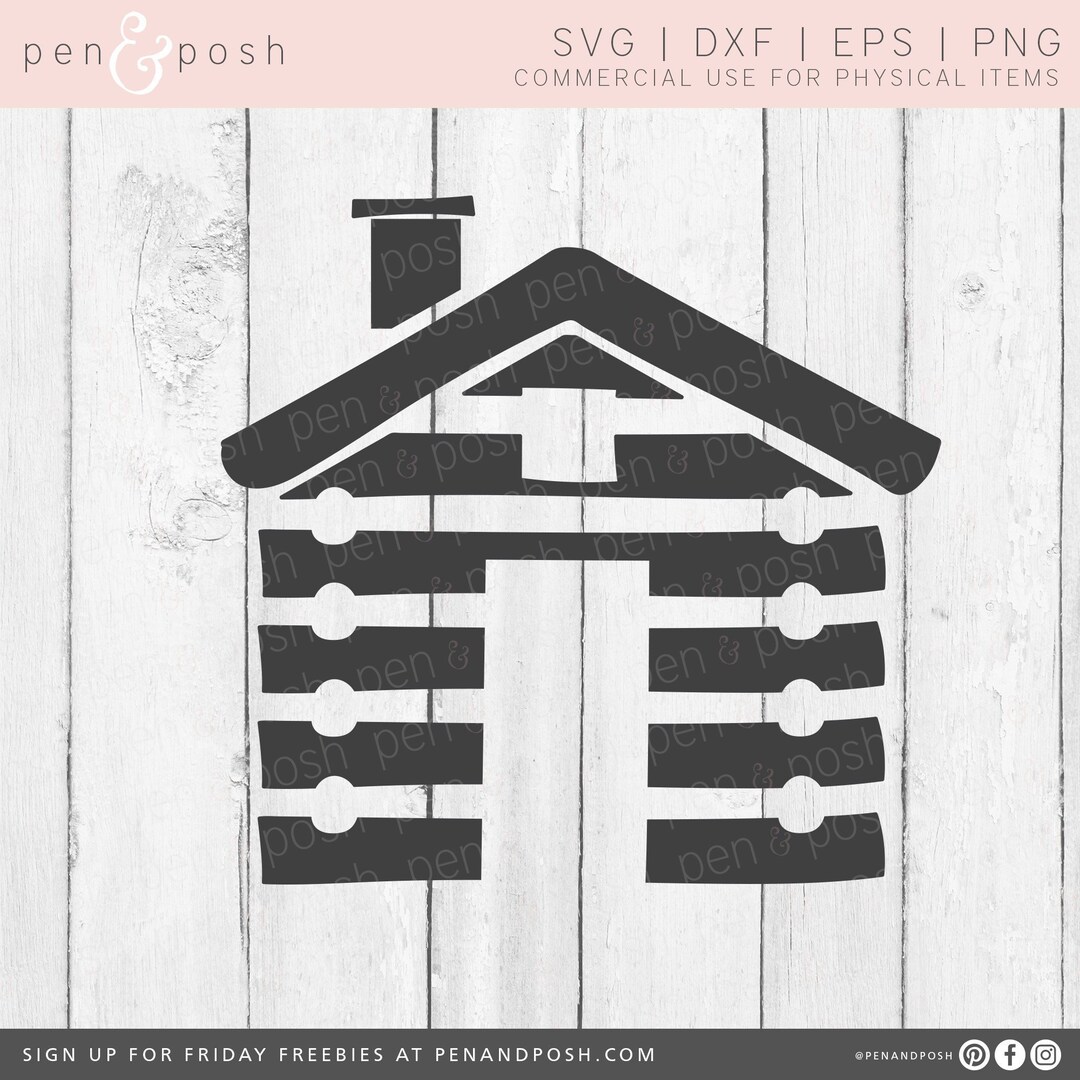 Cabaña SVG Cabaña Clipart Cabaña Cortar Archivos Camping SVG Cabaña DXF ...