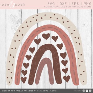 Valentine Svg - Valentine Rainbow SVG - Valentine Rainbow Png - Rainbow ...