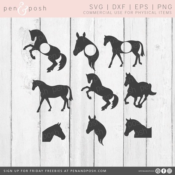 Materials Papercraft Paper, Party & Kids Horse Clipart Horse Cut File ...