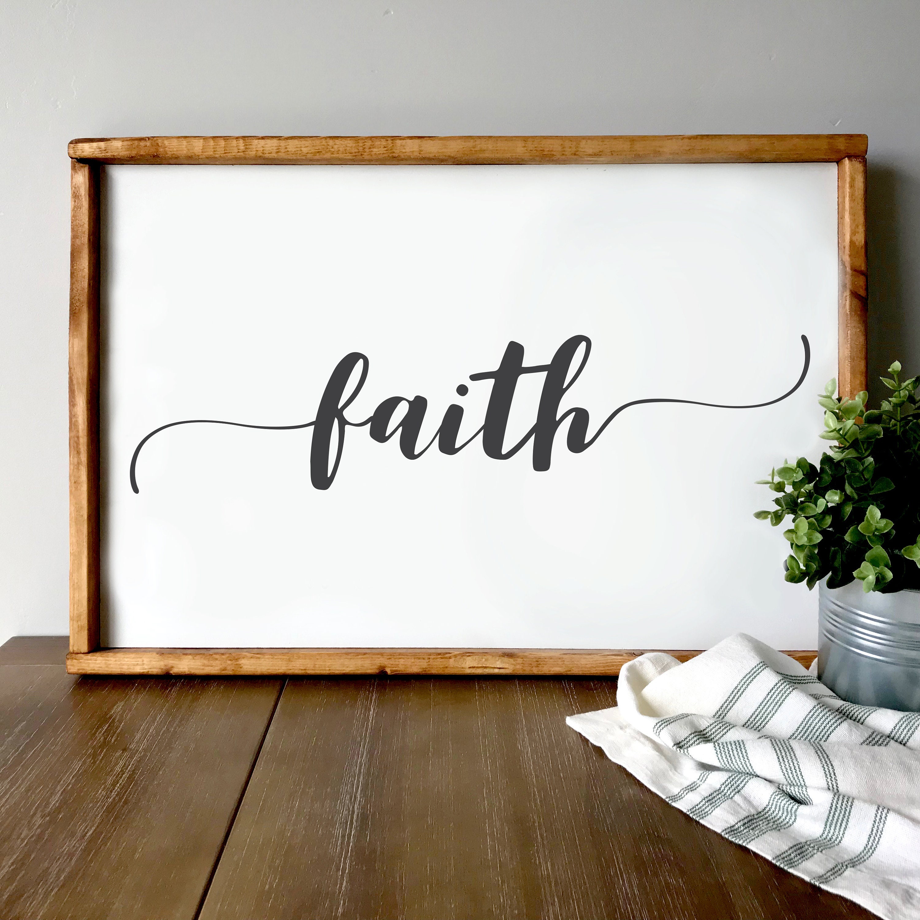 Faith SVG Faith Clipart Faith DXF Decoration SVG Faith | Etsy Canada