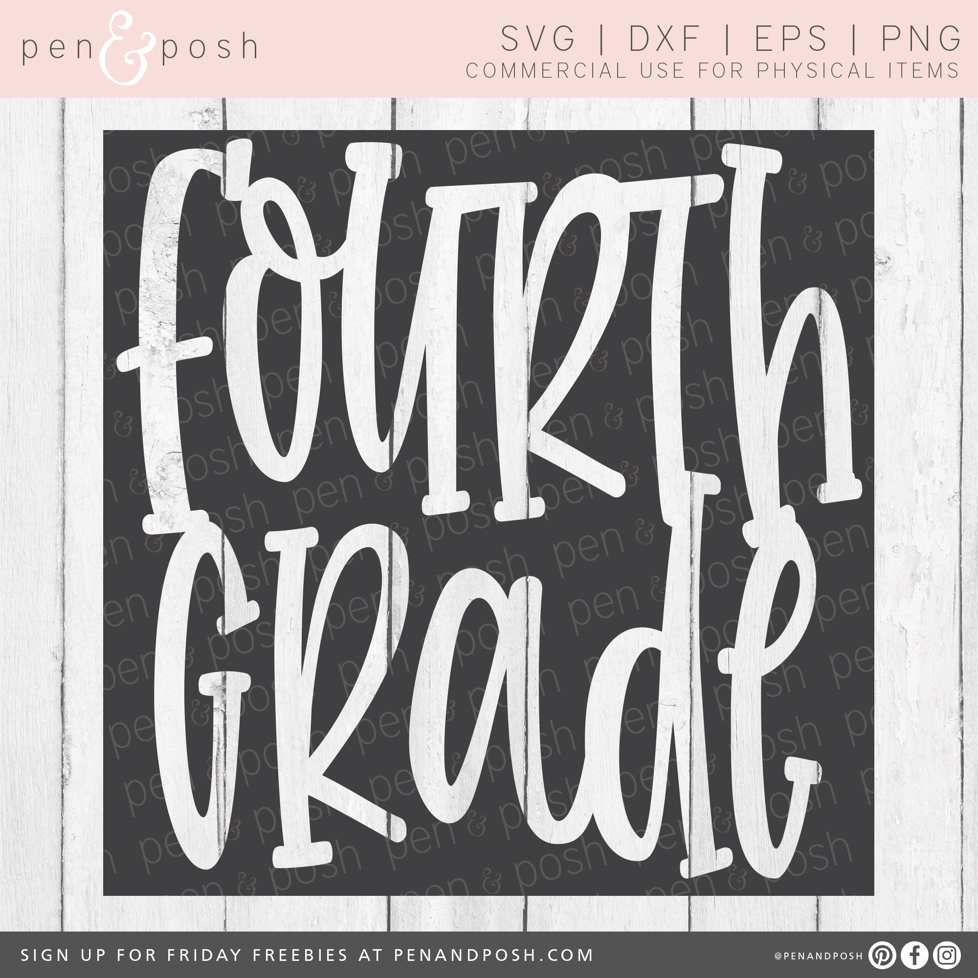 Grade Sign SVG - First Day of School SVG - Back to School SVG - School ...