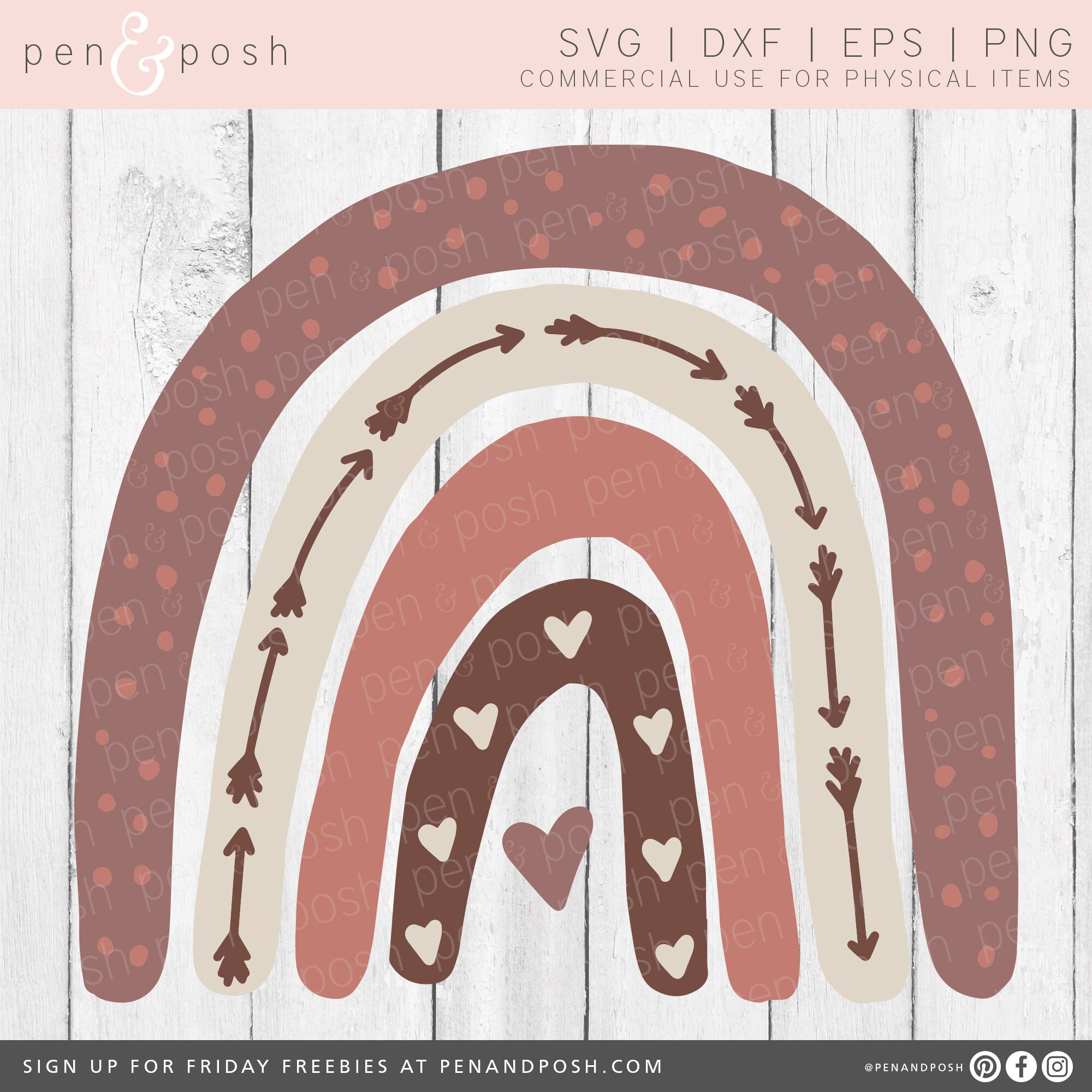 Valentine Svg Valentine Rainbow SVG Valentine Rainbow Png | Etsy