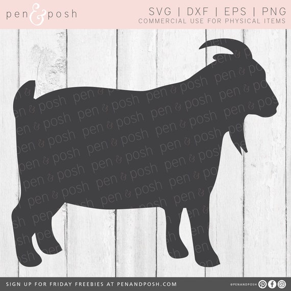 Pygmy Goat Outline