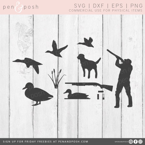 Duck Hunting Svg Duck Hunting Clipart Duck Hunting Dxf - Etsy