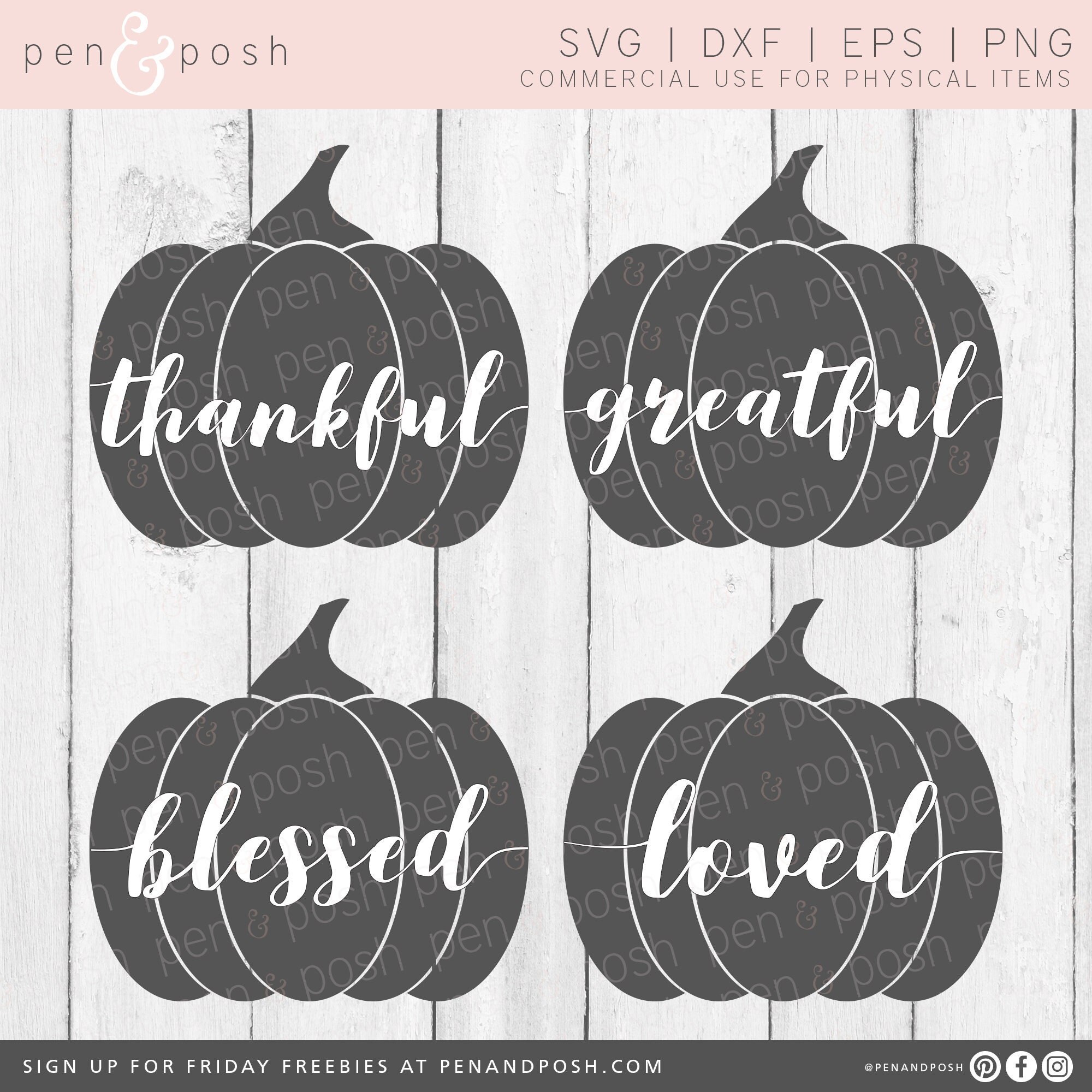 Pumpkin SVG - Pumpkins SVG - Pumpkin Svg Bundle - Loved Svg - Blessed ...