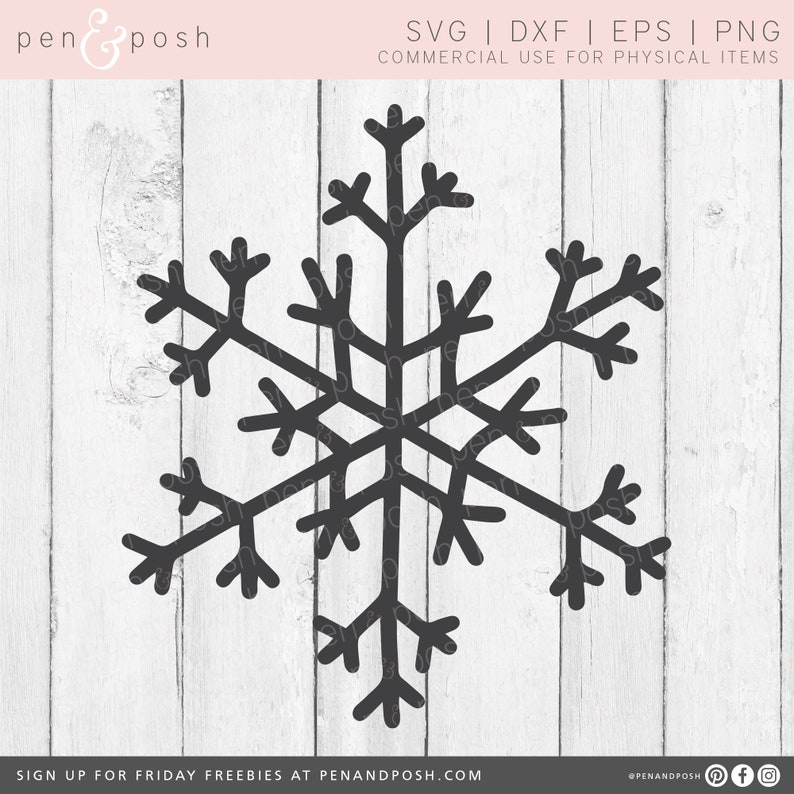 Snowflake SVG Snowflakes SVG Snow SVG Snowflake Clipart | Etsy