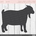 Pygmy Goat Svg Goat Svg File Pygmy Svg File Goat Svg Livestock Svg File ...