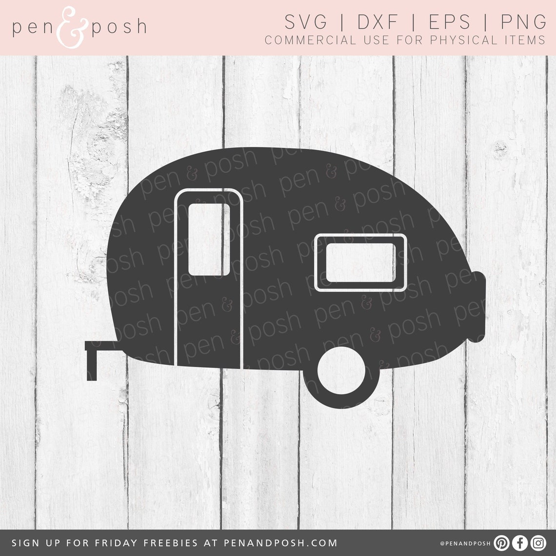 Camper SVG Camper Clip Art Camper DXF Camper Cut File | Etsy