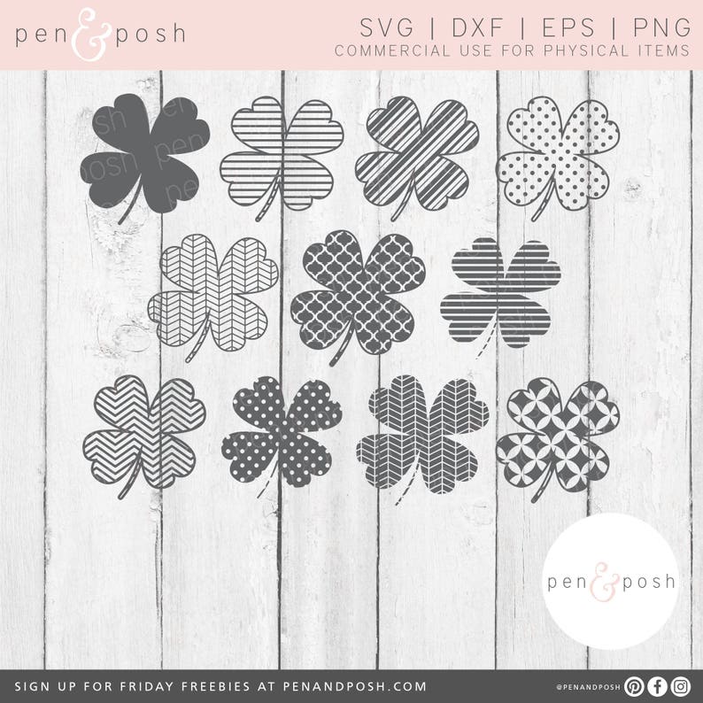 St Patricks SVG St Patricks Day SVG Clover SVG Shamrock | Etsy