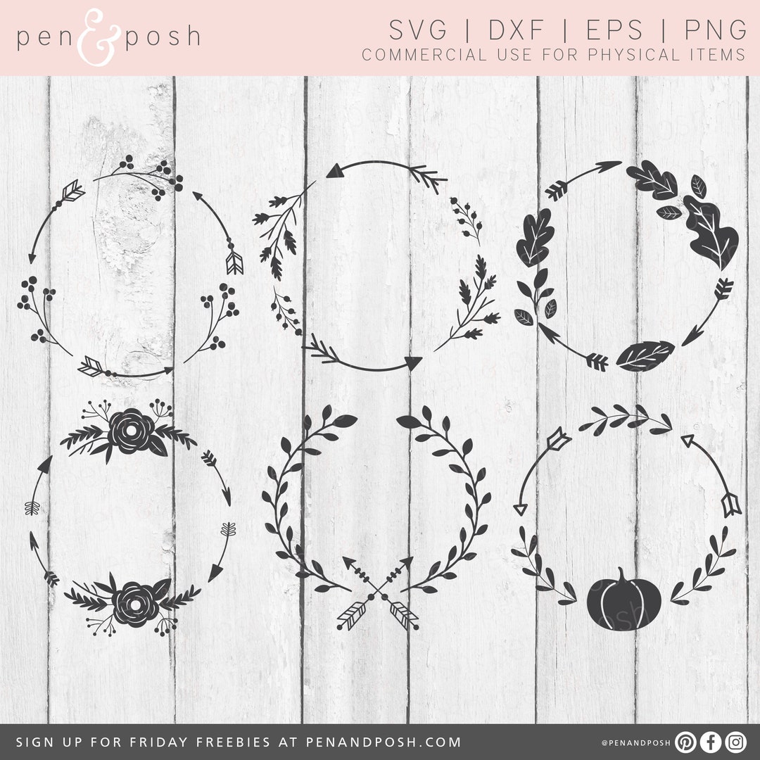 Arrow Frame SVG Arrow SVG Arrow Clipart Arrows Svg Arrow Monogram Svg ...