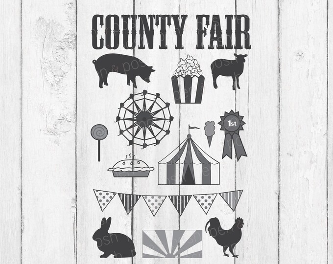 Fair SVG Carnival SVG Carnival Clip Art County Fair SVG Ferris Wheel ...