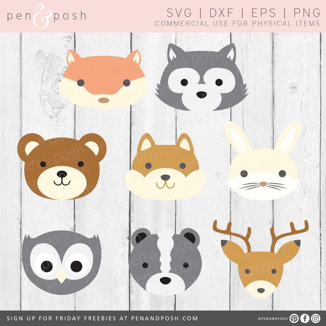 Animal SVG Nursery SVG Woodland SVG Woodland Animals Svg Outdoors Svg ...