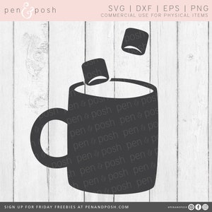 Hot Cocoa SVG Hot Chocolate SVG Christmas Svg Hot Cocoa Mug Svg Mug Svg ...