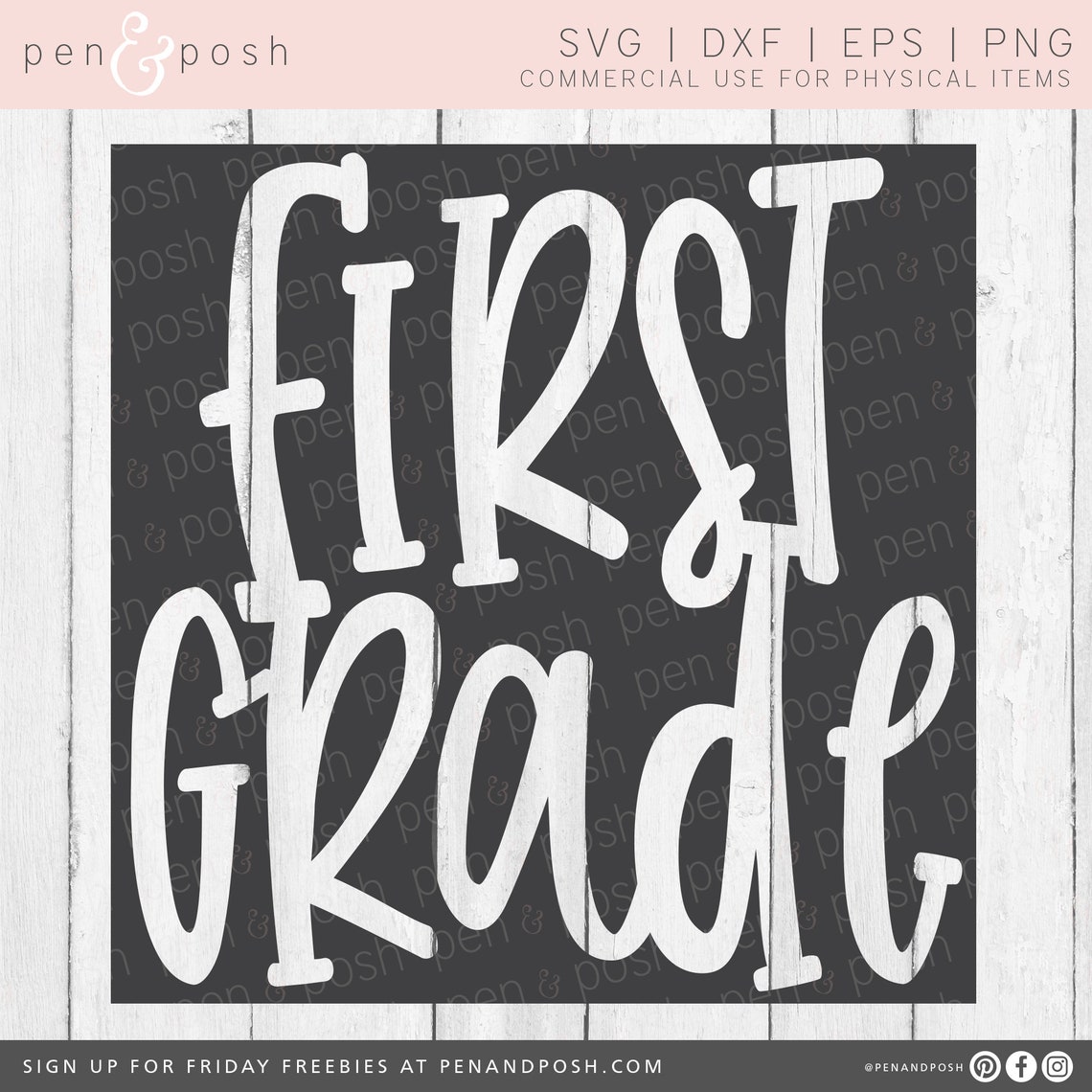 Grade Sign SVG - First Day of School SVG - Back to School SVG - School ...