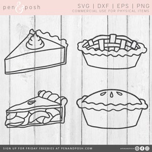Pie Svg Pie Svg Clipart Apple Pie Svg Pumpkin Pie Svg | Etsy Canada