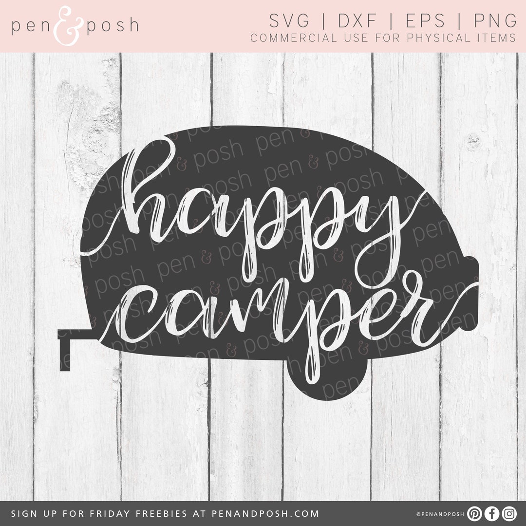 Happy Camper SVG Camping SVG Happy Camper One Happy Camper Summer ...