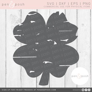 Shamrock SVG Clover SVG SVG Bundle Distressed Four Leaf Clover Svg ...
