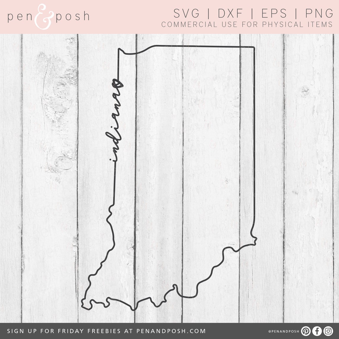 Indiana SVG indiana State SVG Indiana Heart SVG Indiana - Etsy