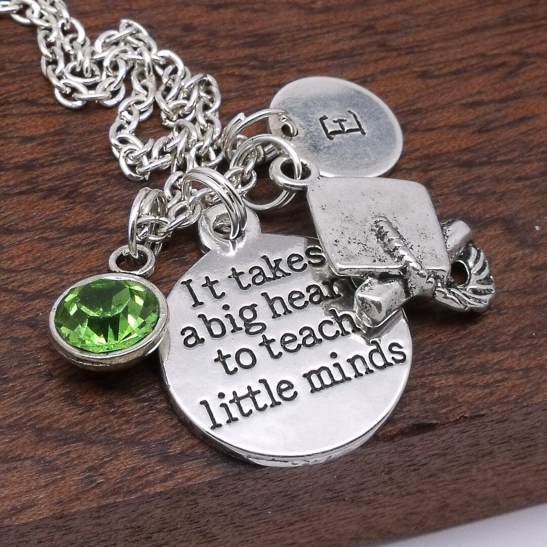 Teacher Gift, Teacher Graduation Gift, Teacher Necklace, Teacher ...