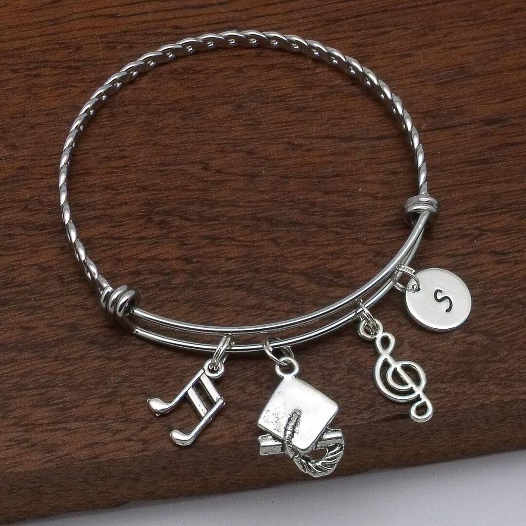 Music Graduation Bracelet, Music Graduation Gift, Music Teacher ...