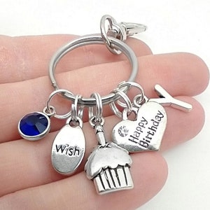 Birthday Keyring Keychain Gift, Happy Birthday Personalised Boxed Gift ...