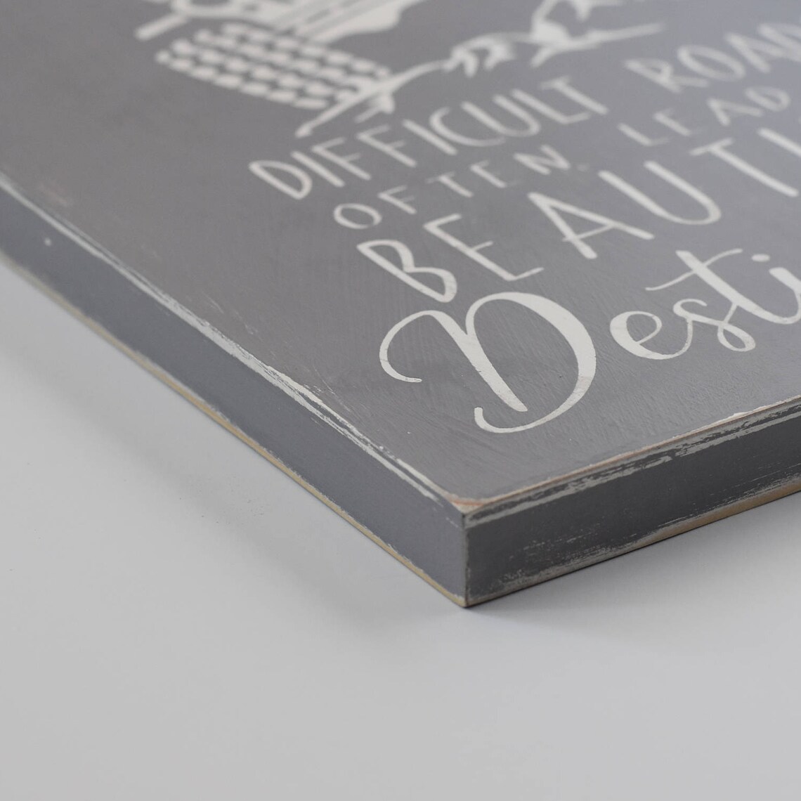 Jeep Wooden Sign / Difficult Roads Often Lean to Beautiful Destinations ...