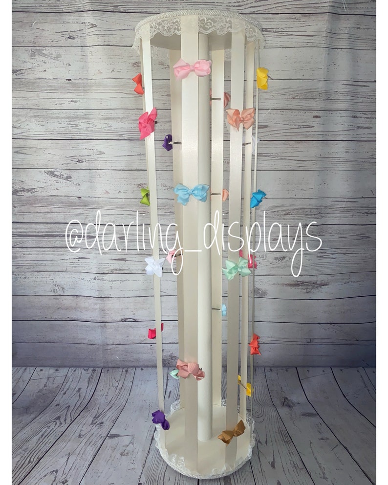 Spinning Bow Carousel.. Custom. Clip / Bow Holder / Storage **READ ...