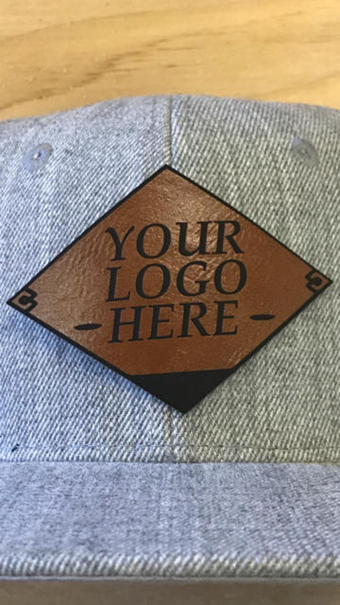 Leather Patch Any Logo - Etsy