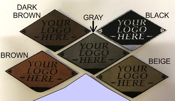 Leather Patch Any Logo - Etsy