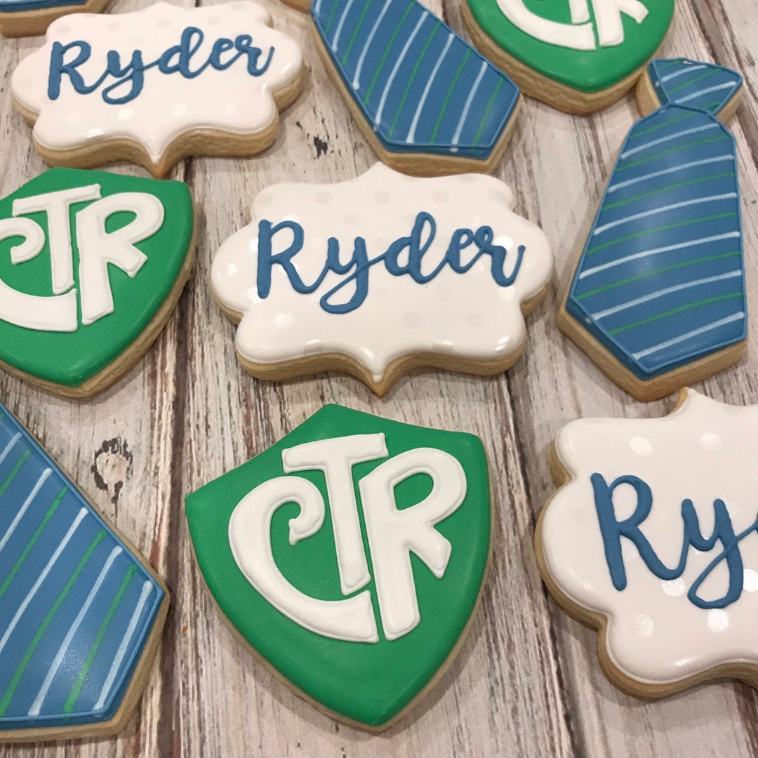 Personalized CTR Baptism Cookies - Etsy