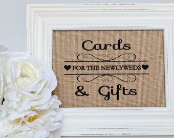 Burlap Wedding Signs | Etsy