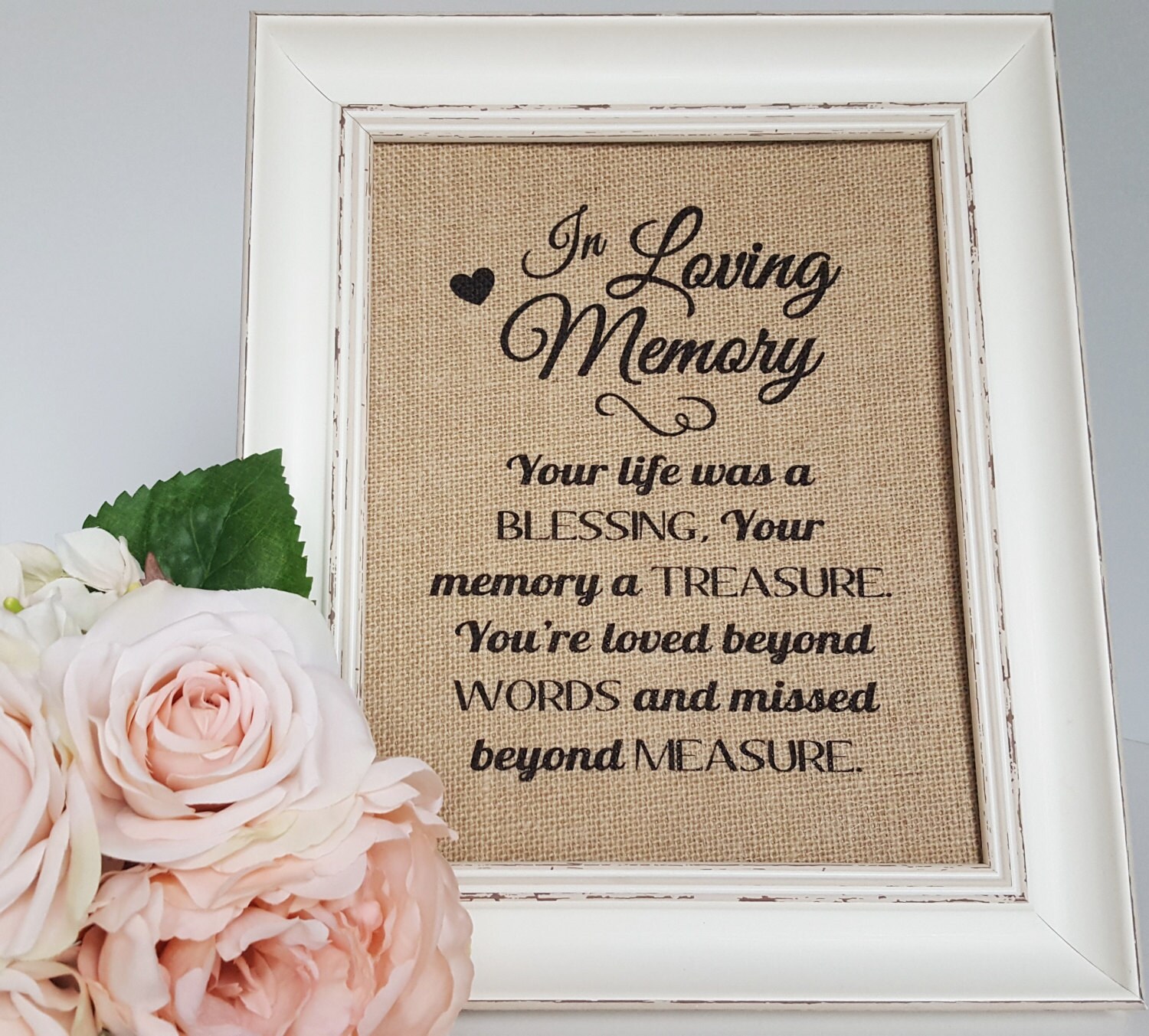 Remembrance Table Decor Memory Table Sign In Loving Memory Sign Acrylic ...