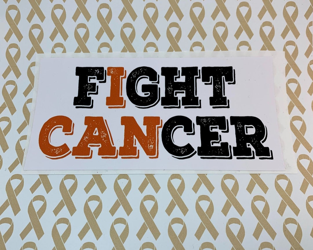 I Can Fight Cancer Sticker - Etsy