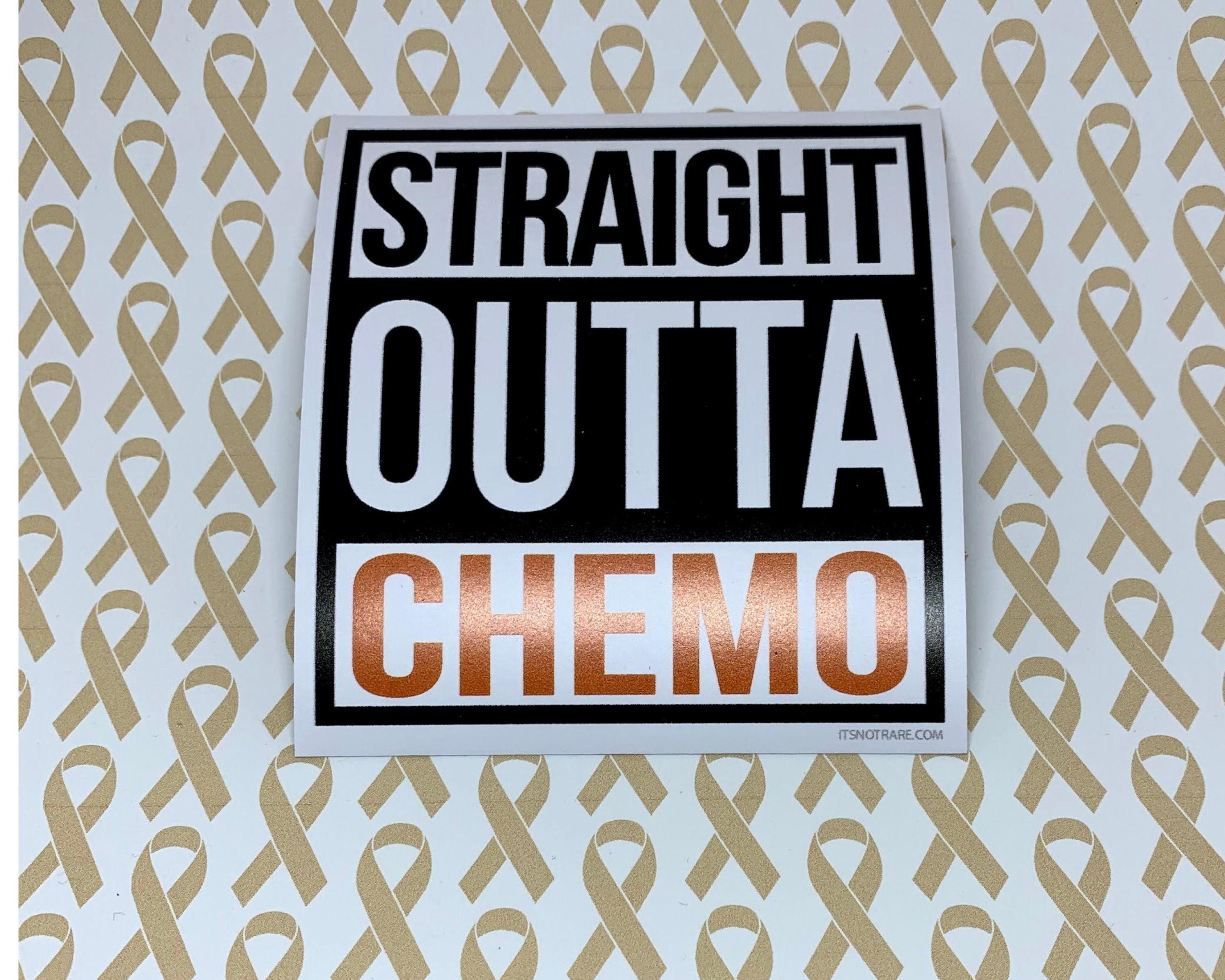Straight Outta Chemo Orange Sticker | Etsy