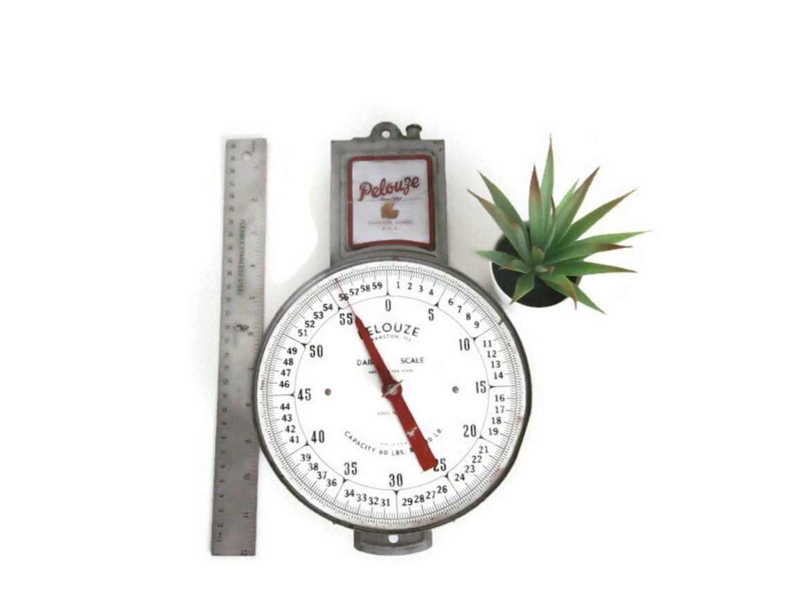 Vintage Pelouze Hanging Scale Industrial Model No. 60-5 Old | Etsy