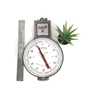 Vintage Pelouze Hanging Scale Industrial Model No. 60-5 | Old Dairy ...