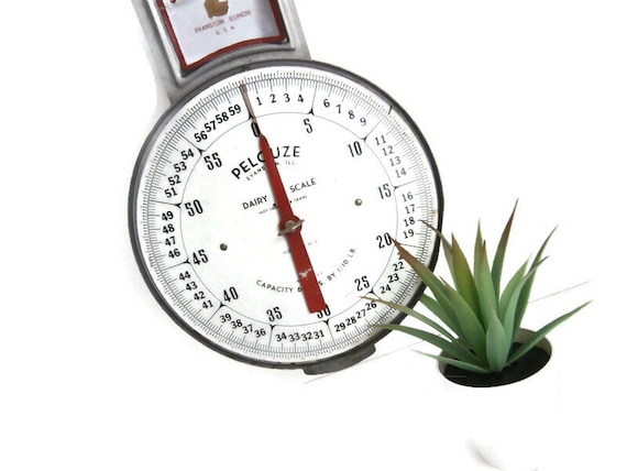 Vintage Pelouze Hanging Scale Industrial Model No. 60-5 Old | Etsy